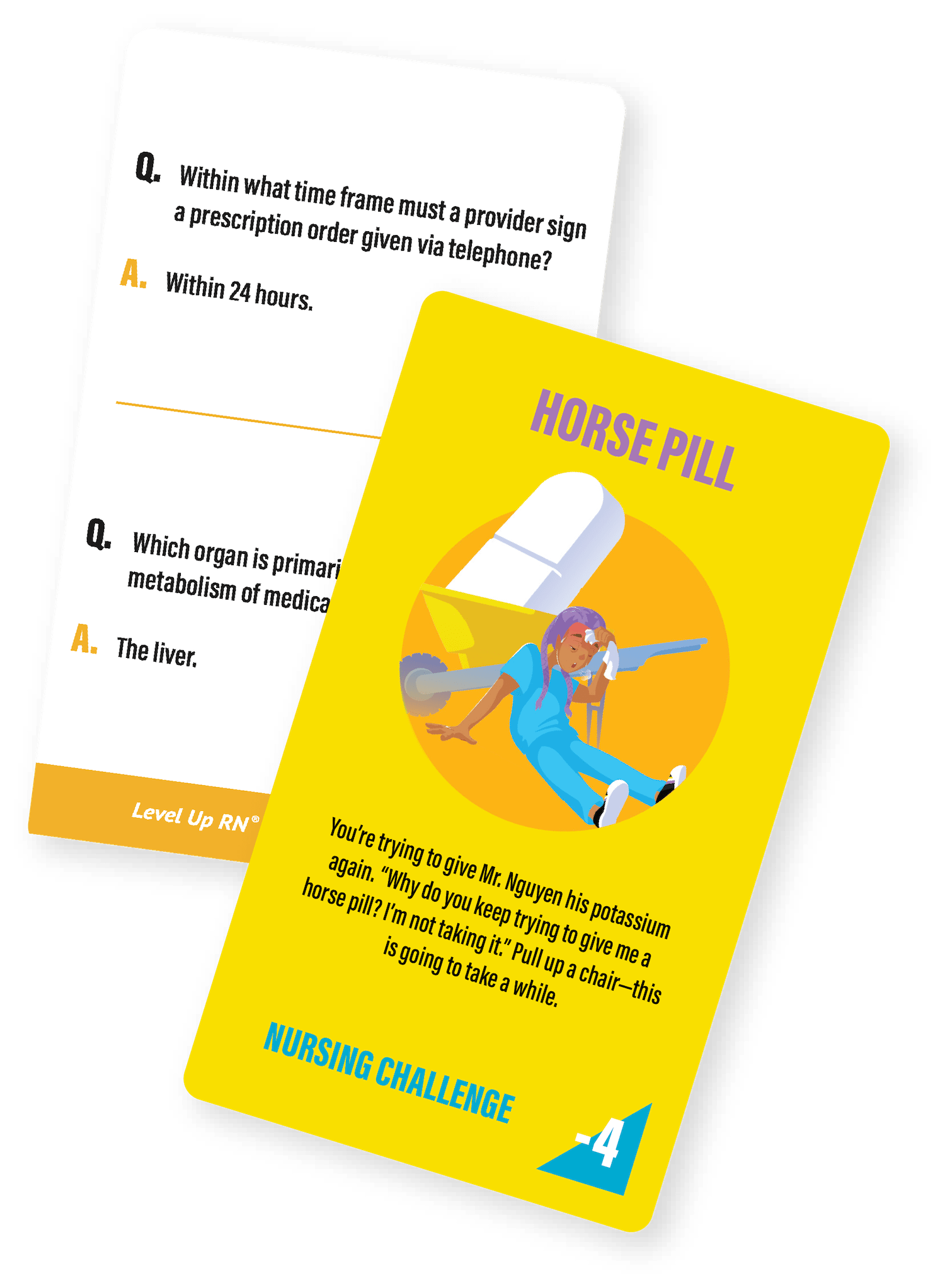 Level Up Nurse Squad Card Game - By Level Up RN